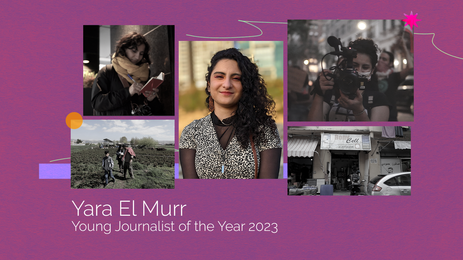 Yara El Murr wins Young Journalist Award 2023 | Thomson Foundation